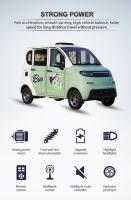 China 2024 Luxury 2 Seats 4 Wheel Adult Mini Cars with 8-10 Hours Charging Time and Low Speed for sale
