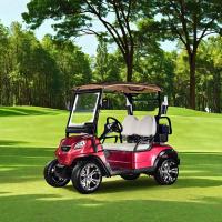 China Comfortable 2 Seat Electric Golf Cart Buggy with Front Disc and Rear Drum Brake System for sale