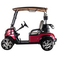China Comfortable 2 Seat Electric Golf Cart Buggy with Front Disc and Rear Drum Brake System for sale