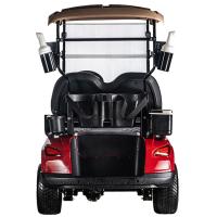 China Comfortable 2 Seat Electric Golf Cart Buggy with Front Disc and Rear Drum Brake System for sale