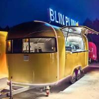 China Mobile Bar Station Ice Push Cart Coffee Trailer with 100 Sets/Month Production Capacity for sale