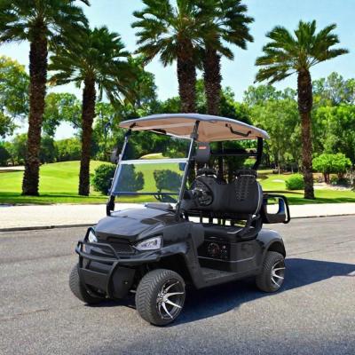 China 2 Seater Electric Golf Cart with 4 Wheel Drive and Front Disc Rear Drum Brake System for sale