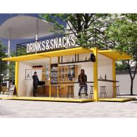China Modern Sins Container Coffee Shop's Advantage and Customized Color Coffee Kiosk House for sale