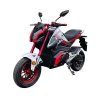 China 12inch Fat Tire Electric City Motorcycle with Double Disc Brakes and 3.00-10 Tires for sale