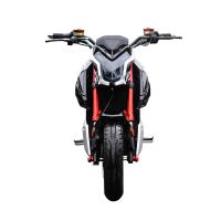 China 12inch Fat Tire Electric City Motorcycle with Double Disc Brakes and 3.00-10 Tires for sale