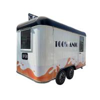 China 2024 DOT Valid Mobile Snack Barbecue BBQ Truck Food Trailer for Restaurant and Performance for sale