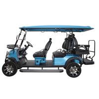 China Electric Golf Buggy Cart with Legal Lithium Battery 48V 6 Seater 4*4 2 End Customized for sale