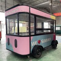China Customized Length Battery-Powered Mobile Fast Food Beverage and Ice Catering Trailer for sale