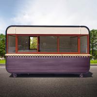 China Street Ice Cream Vending Kiosk Sale for Mobile Selling Coffee Crepe Tricycle Food Truck for sale