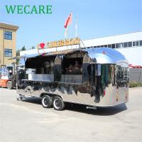 China Flooring Easy to Clean Up. Airstream Commercial Mobile French Fries Hot Dog Food Cart for sale