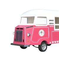 China Galvanized Steel Mobile Food Trailer with Non-slip Flooring and Customizable Options for sale