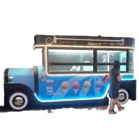China Galvanized Steel Mobile Food Trailer with Non-slip Flooring and Customizable Options for sale