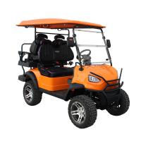 China Customized Four-seater Electric Golf Cart with Lithium Battery and 12 Inch Tires for sale