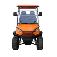 China Customized Four-seater Electric Golf Cart with Lithium Battery and 12 Inch Tires for sale