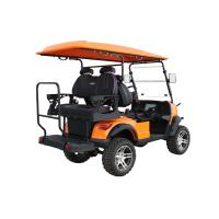 China Customized Four-seater Electric Golf Cart with Lithium Battery and 12 Inch Tires for sale