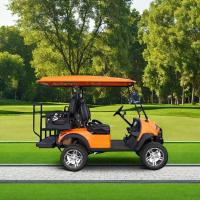 China Customized Four-seater Electric Golf Cart with Lithium Battery and 12 Inch Tires for sale