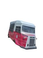 China Customized Size Galvanized Steel Double Decker Driving Food Truck for USA Market for sale