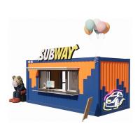 China Modular Movable Coffee Shop Waterproof and Moisture-proof Construction Great for Events for sale