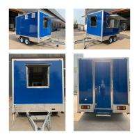 China 2024 Street Food Kiosk Mobile BBQ Food Cart with Pizza Trailer and Crepe Food Trailer for sale