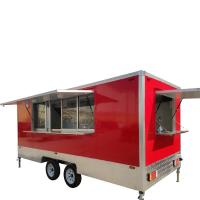 China 2024 Street Food Kiosk Mobile BBQ Food Cart with Pizza Trailer and Crepe Food Trailer for sale