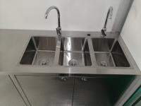China Fully Equipped PVC Leather Floor Hotdog and Ice Mobile Kitchen Trailer for Restaurant for sale