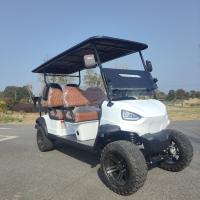 China Six Seats Electric Golf Cart with Four-Wheel Lithium Battery and Fast Charging 8 Hours for sale