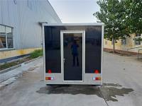 China Customised Design BBQ Fast Food Truck Cart with Water System and Double Sinks Water Faucet for sale