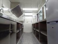 China Customised Design BBQ Fast Food Truck Cart with Water System and Double Sinks Water Faucet for sale