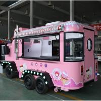 China Vending Snack Food Truck with Double Water Sinks Customizable Street Food Cart for sale