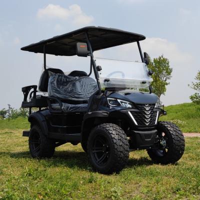 China Model 4 Seat 72v Lithium Battery Comfortable Limo Electric Outdoor Cart with AC Motor for sale