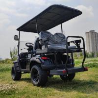 China Model 4 Seat 72v Lithium Battery Comfortable Limo Electric Outdoor Cart with AC Motor for sale