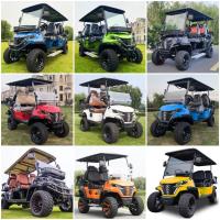 China Model 4 Seat 72v Lithium Battery Comfortable Limo Electric Outdoor Cart with AC Motor for sale