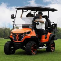 China 72V Lithium Battery 6 Seater Electric Golf Cart with Multi-Functional Four Wheels Brake for sale