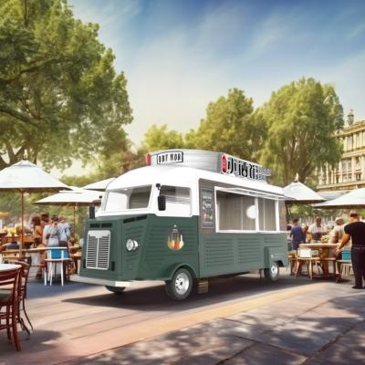 China Multipurpose Mobile Van Fast Food Snack Catering Drinks Coffee Truck Trailer Cart for sale