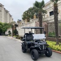 China 72V 4 Seater Electric Golf Cart with KDS Motor and Front Disc Rear Drum Brake System for sale
