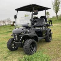 China 72V 4 Seater Electric Golf Cart with KDS Motor and Front Disc Rear Drum Brake System for sale