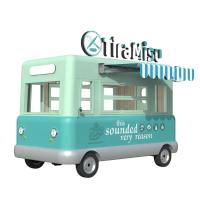 China Fully Equipped Remorque Mobile Kitchen Food Trailers for Easy Moving and Customized Size for sale