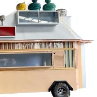 China Fully Equipped Remorque Mobile Kitchen Food Trailers for Easy Moving and Customized Size for sale