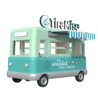 China Multifunctional Outdoor Street Food Cart for Burgers Fries Ice Bus Catering Van Fries for sale
