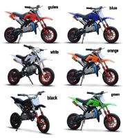 China Gas/Diesel Fuel 2-Stroke Engine Type Kids Mini Bike Motorcycle 50cc Max Speed 40km/h for sale