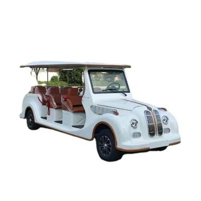 China Electric Classic Sightseeing Vintage Car CE Electric Mini Car 4 Seats Tourist Coach for sale