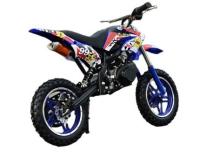 China Transmission Chain Drive 2-Stroke 50cc Mini Bike Motorcycle for Kids Max Speed 40km/h for sale