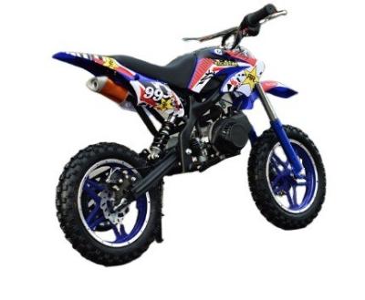 China Transmission Chain Drive 2-Stroke 50cc Mini Bike Motorcycle for Kids Max Speed 40km/h for sale