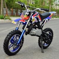 China Transmission Chain Drive 2-Stroke 50cc Mini Bike Motorcycle for Kids Max Speed 40km/h for sale