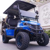 China 72vac System Lithium Battery Electric Golf Cart Buggy with 6 Seats and 12 Inch Tires for sale