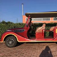 China Equipped Standing Postion of Tail Caddie GCC Electric Vintage Car with 120Ah Battery for sale