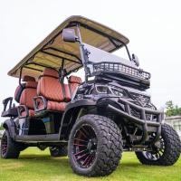 China Fuel Type Electric Newest Golf Cart With Lithium Battery and Comfortable Six Seater for sale