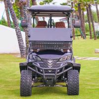 China Fuel Type Electric Newest Golf Cart With Lithium Battery and Comfortable Six Seater for sale
