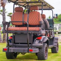 China Fuel Type Electric Newest Golf Cart With Lithium Battery and Comfortable Six Seater for sale