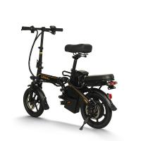 China Design Rear Carrier Electric City Bike with 48v Battery and 2.75-14 Tubeless Tire for sale